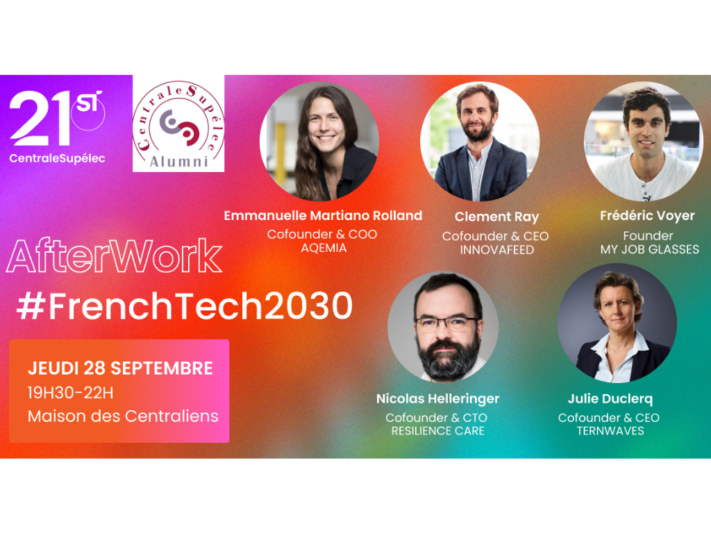 Afterwork | Rencontre avec les alumni CentraleSupélec lauréats French Tech 2030